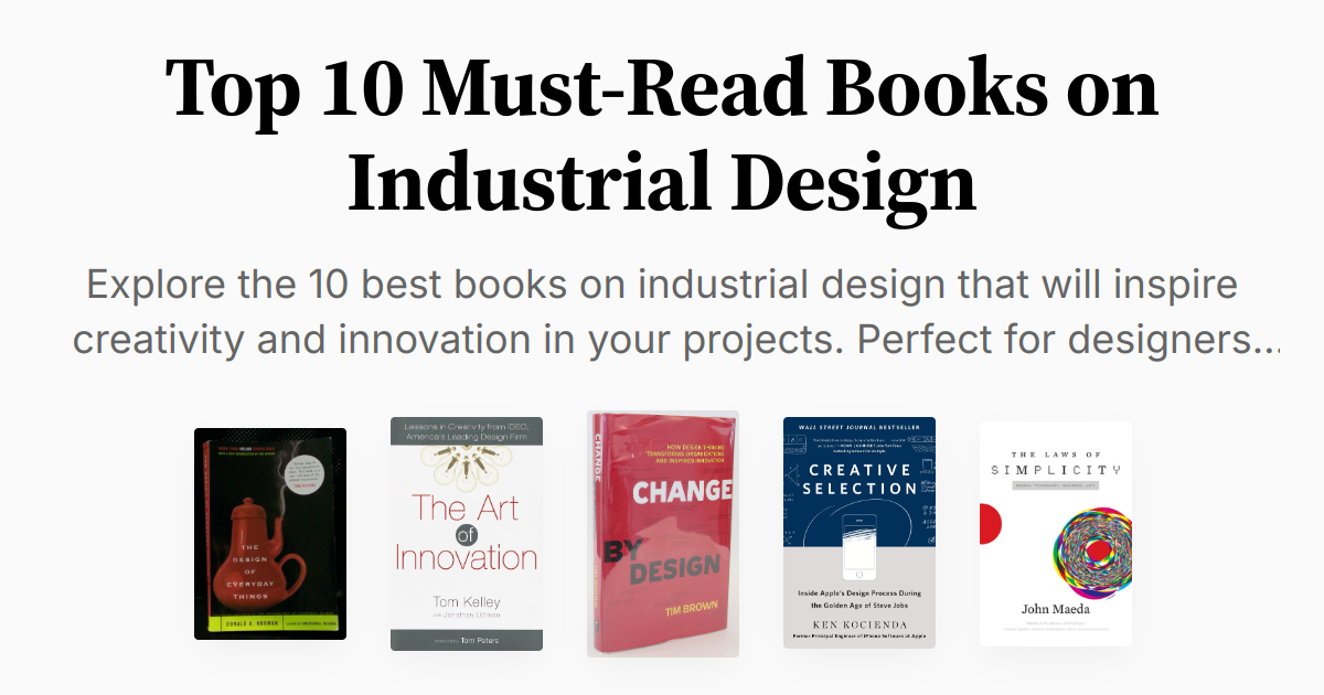 Top 10 Must-Read Books on Industrial Design | Summary & Audio