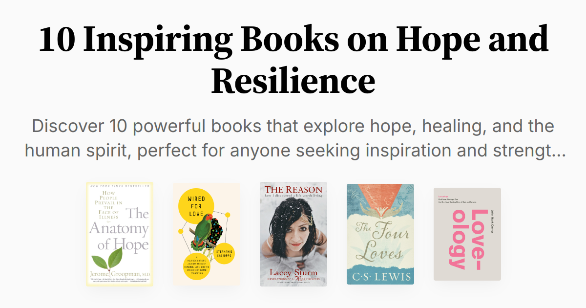 10 Inspiring Books on Hope and Resilience | Summary & Audio