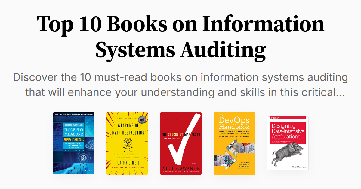 Top 10 Books on Information Systems Auditing | Summary & Audio