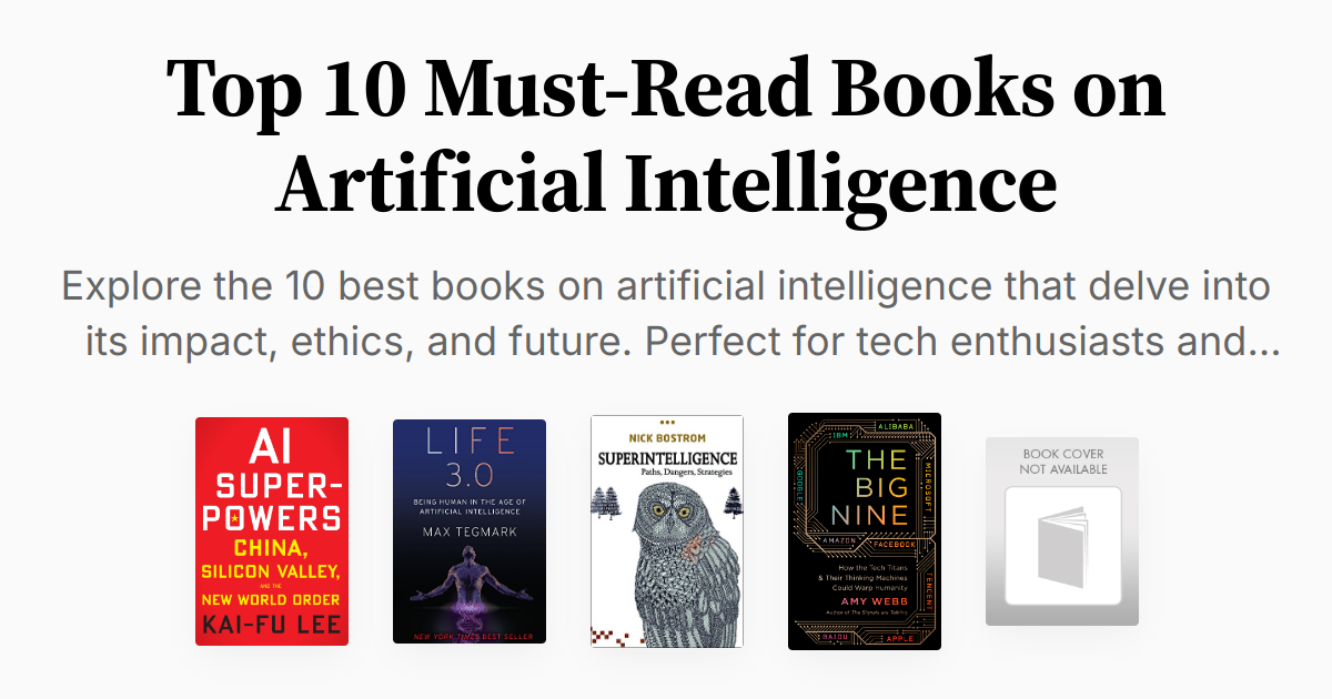 Top 10 Must-Read Books on Artificial Intelligence | Summary & Audio