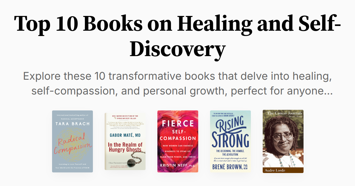 Top 10 Books on Healing and Self-Discovery | Summaries & Audio