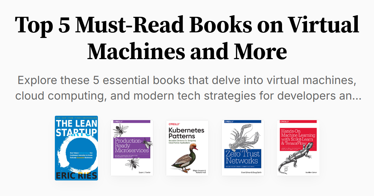 Top 5 Must-Read Books on Virtual Machines and More | Summary & Audio