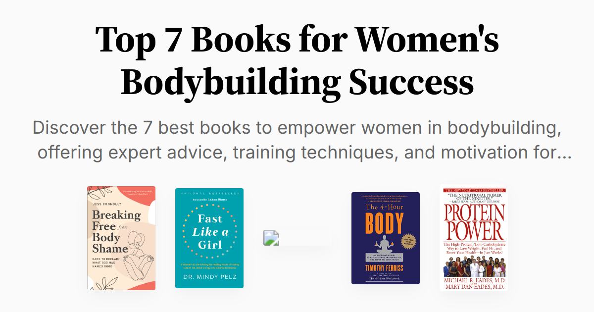 Top 7 Books for Women's Bodybuilding Success | Summary & Audio