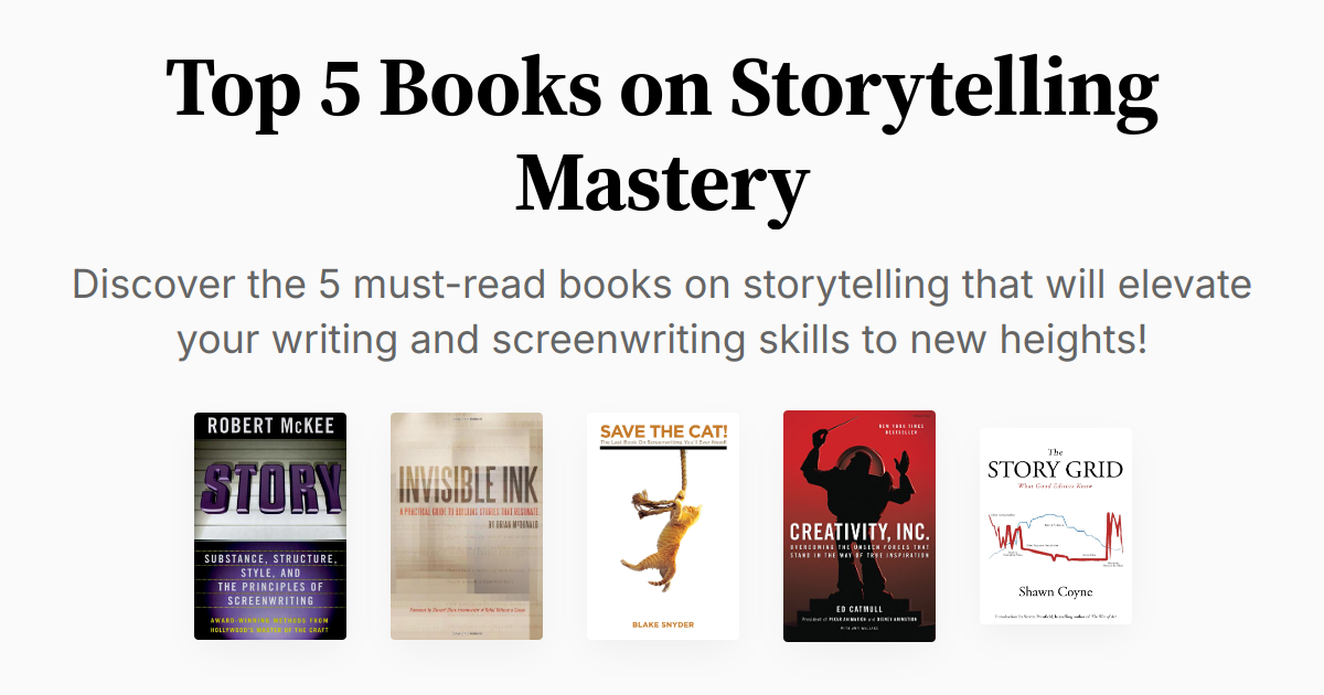 Top 5 Books on Storytelling Mastery | Summary & Audio