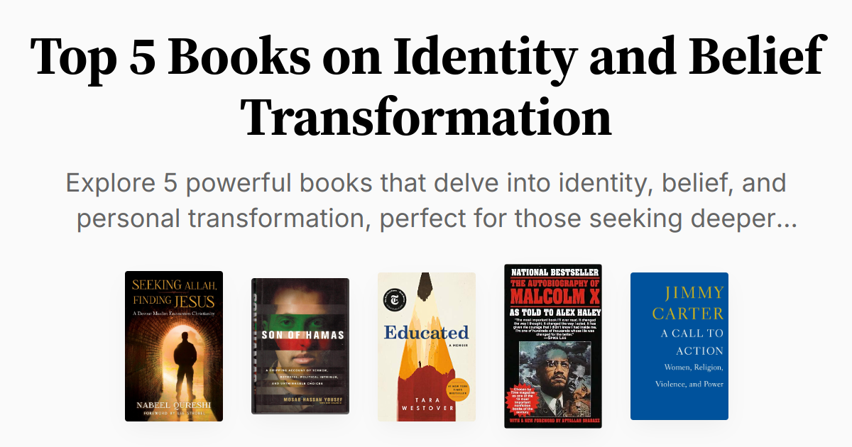 Top 5 Books on Identity and Belief Transformation | Summary & Audio