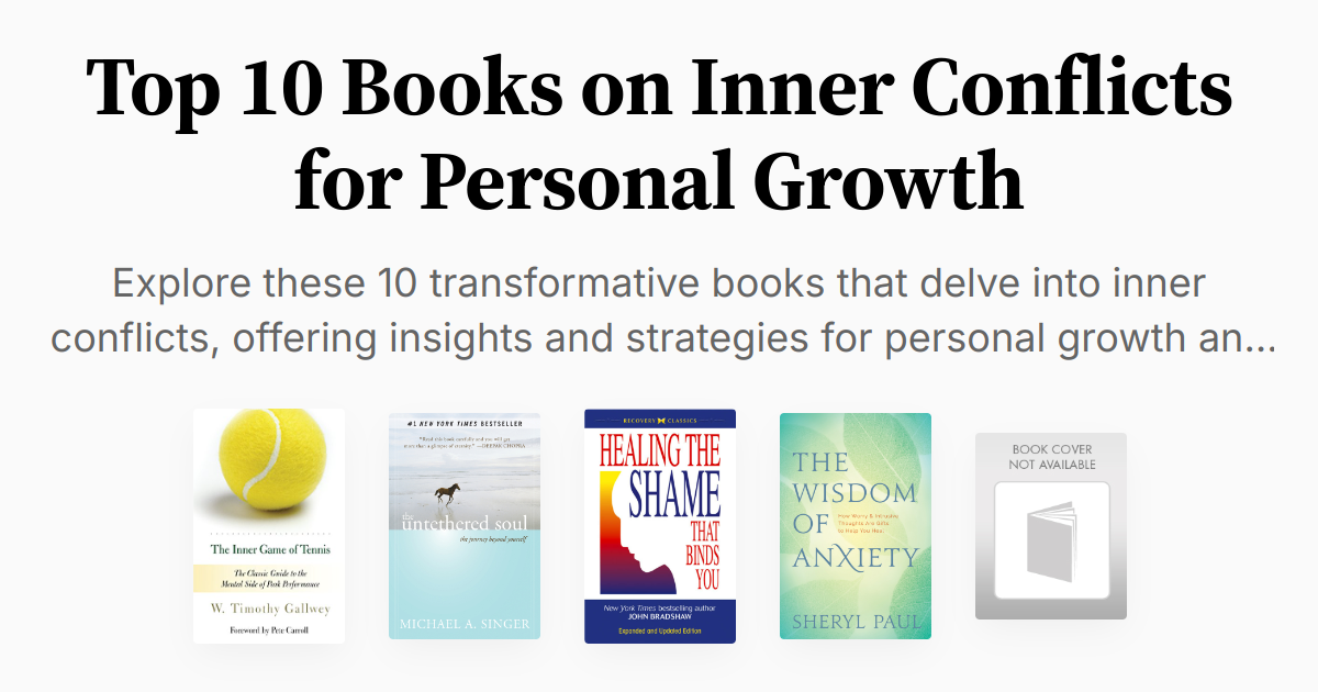 Top 10 Books on Inner Conflicts for Personal Growth | Summary & Audio