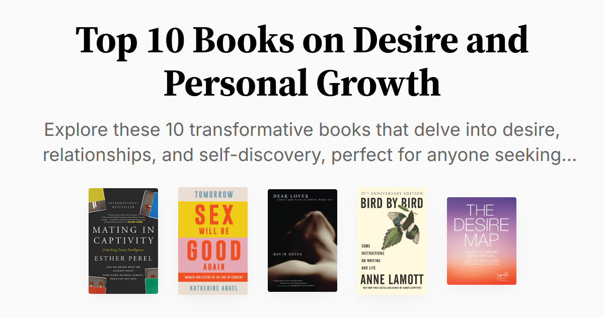 Top 10 Books on Desire and Personal Growth | Summary & Audio